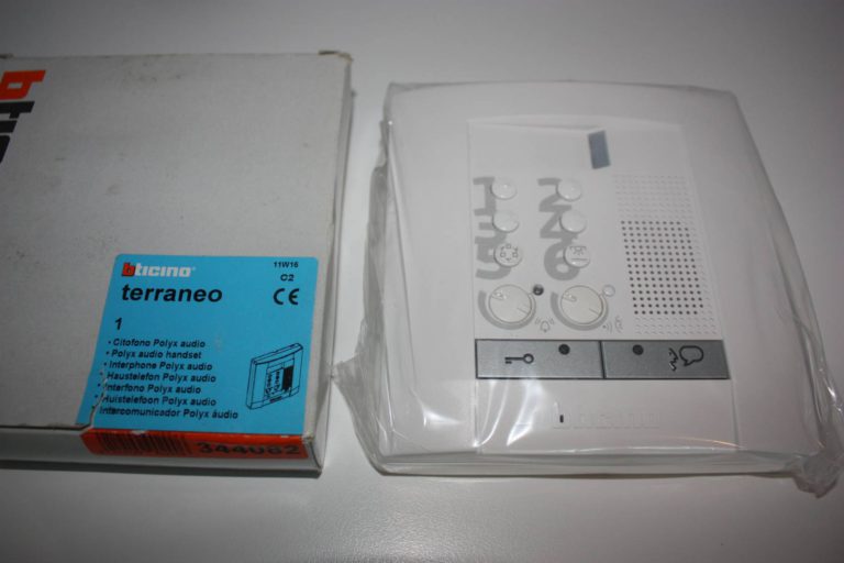 Bticino Terraneo parlofoon handenvrije polyx 2 draads wit