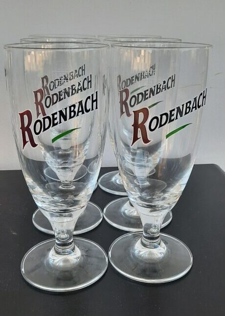Rodenbach glas op voet maatstreep 25cl - 6stuks