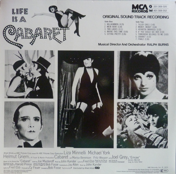Various – Cabaret - Original Soundtrack Recording