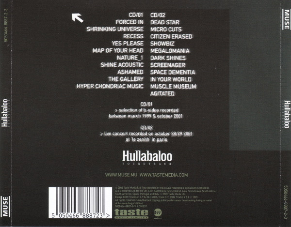 Muse – Hullabaloo Soundtrack 2xCD