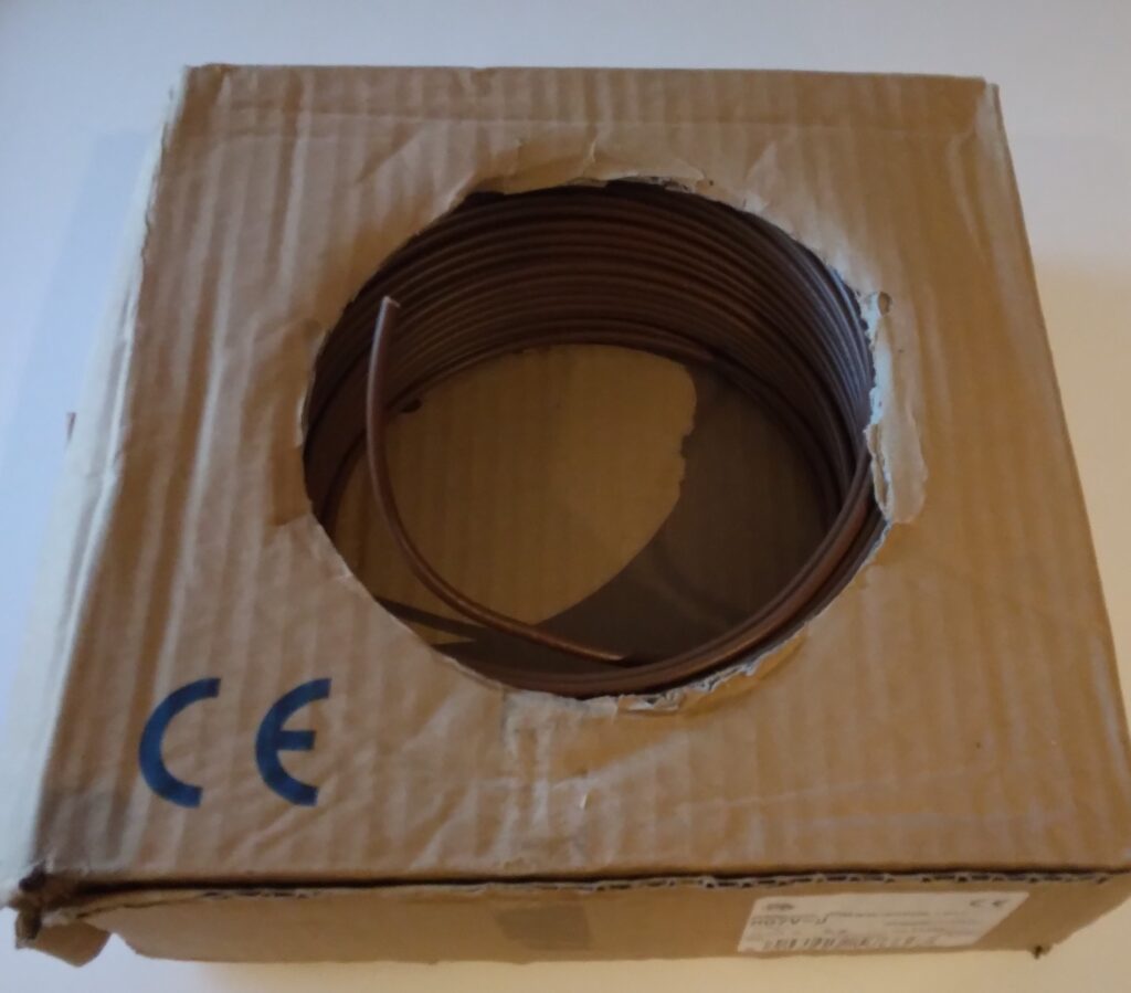 VOB Draad 2.5mm² bruin 75meter H07V-U