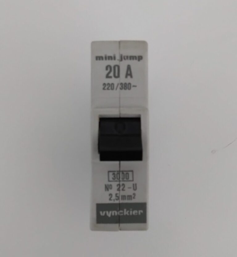 Vynckier penzekering 20A 230/400V 3000A mini-jump 22-U gebruikt