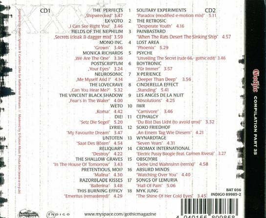 Various – Gothic Compilation Part XXXV 2xCD
