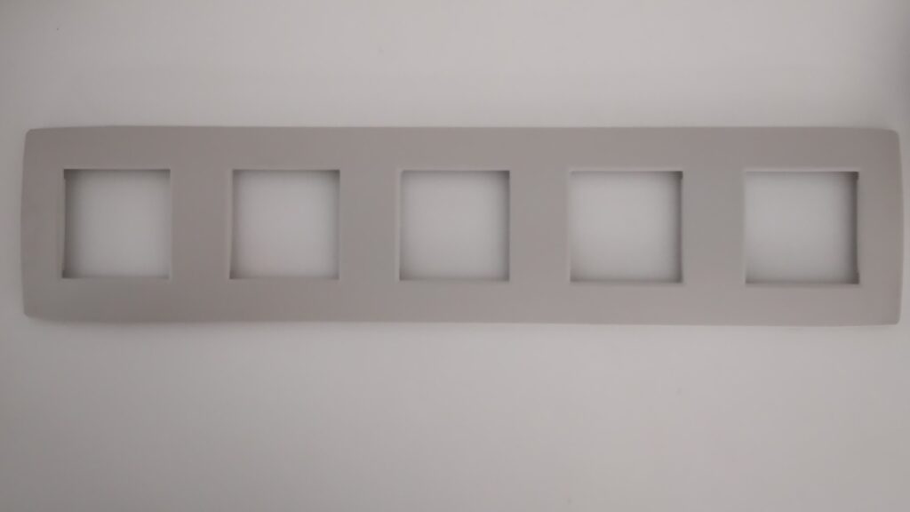 Niko Original Light Grey afdekplaat vijfvoudig verticaal/horizontaal ...