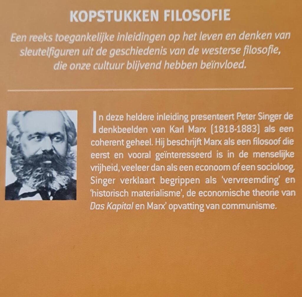 Marx, kopstukken filosofie - Peter Singer