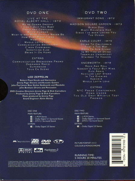 Led Zeppelin – DVD 2xDVD