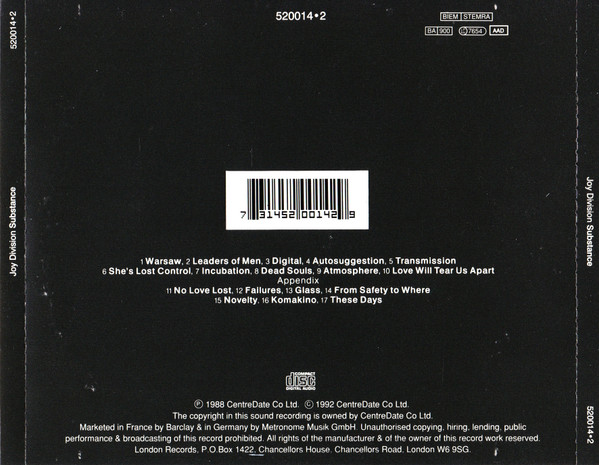 Joy Division – Substance